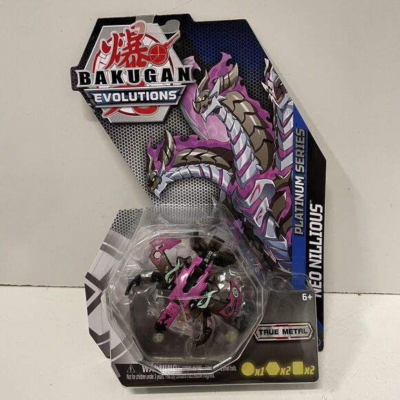 Toys | New Neo Nillious Bakugan Evolutions Platinum Series Figure Black ...